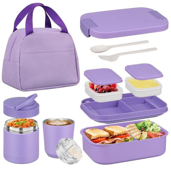 Unbranded | Bags | Bento Lunch Box Set W5oz Soup Thermo Stainless Steel ...